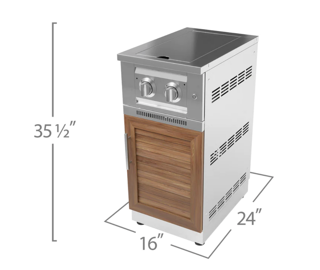 New Age - Outdoor Kitchen 10-piece Grove Stainless Steel with Drop-In ...